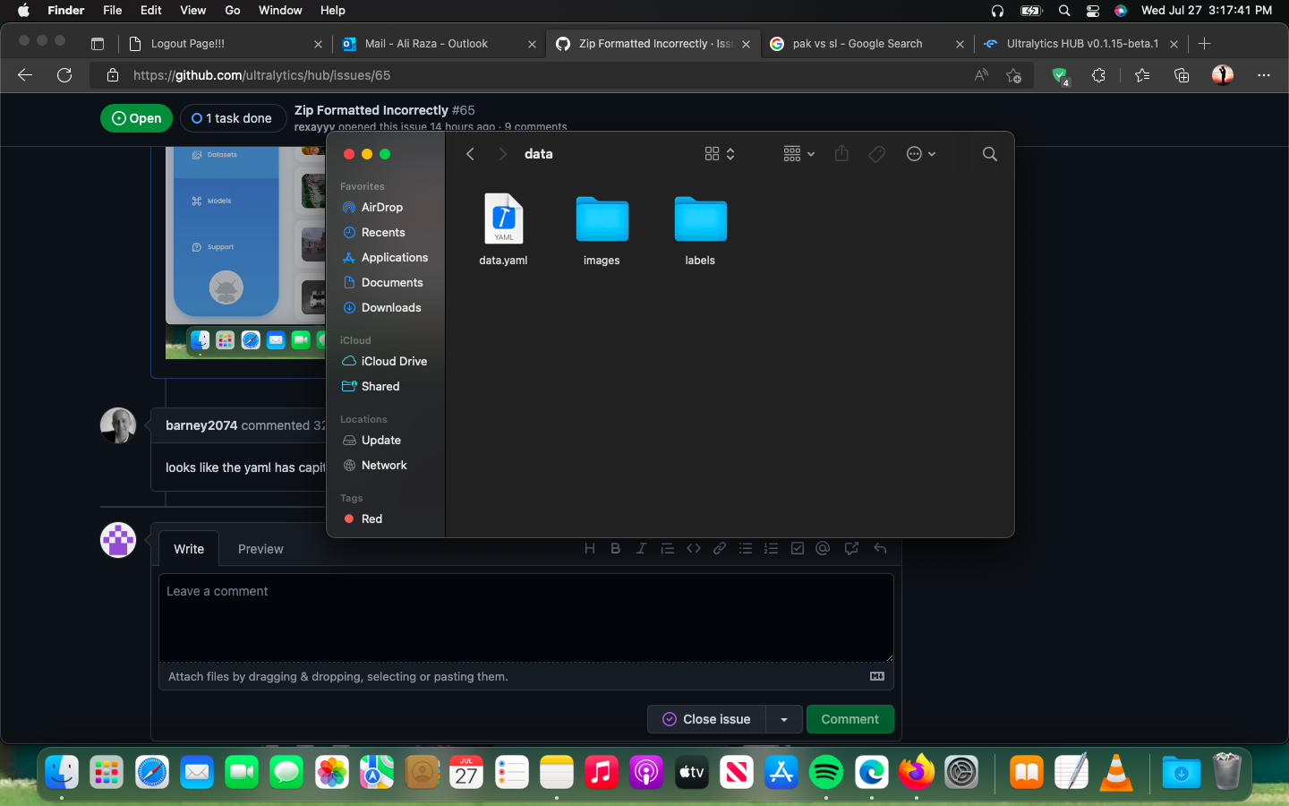 Zip Formatted Incorrectly · Issue #65 · ultralytics/hub · GitHub