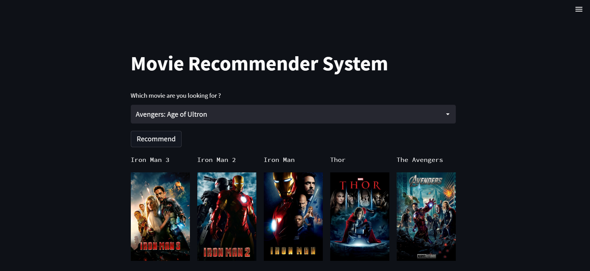 GitHub - muku1999/Movie-Recommender-System