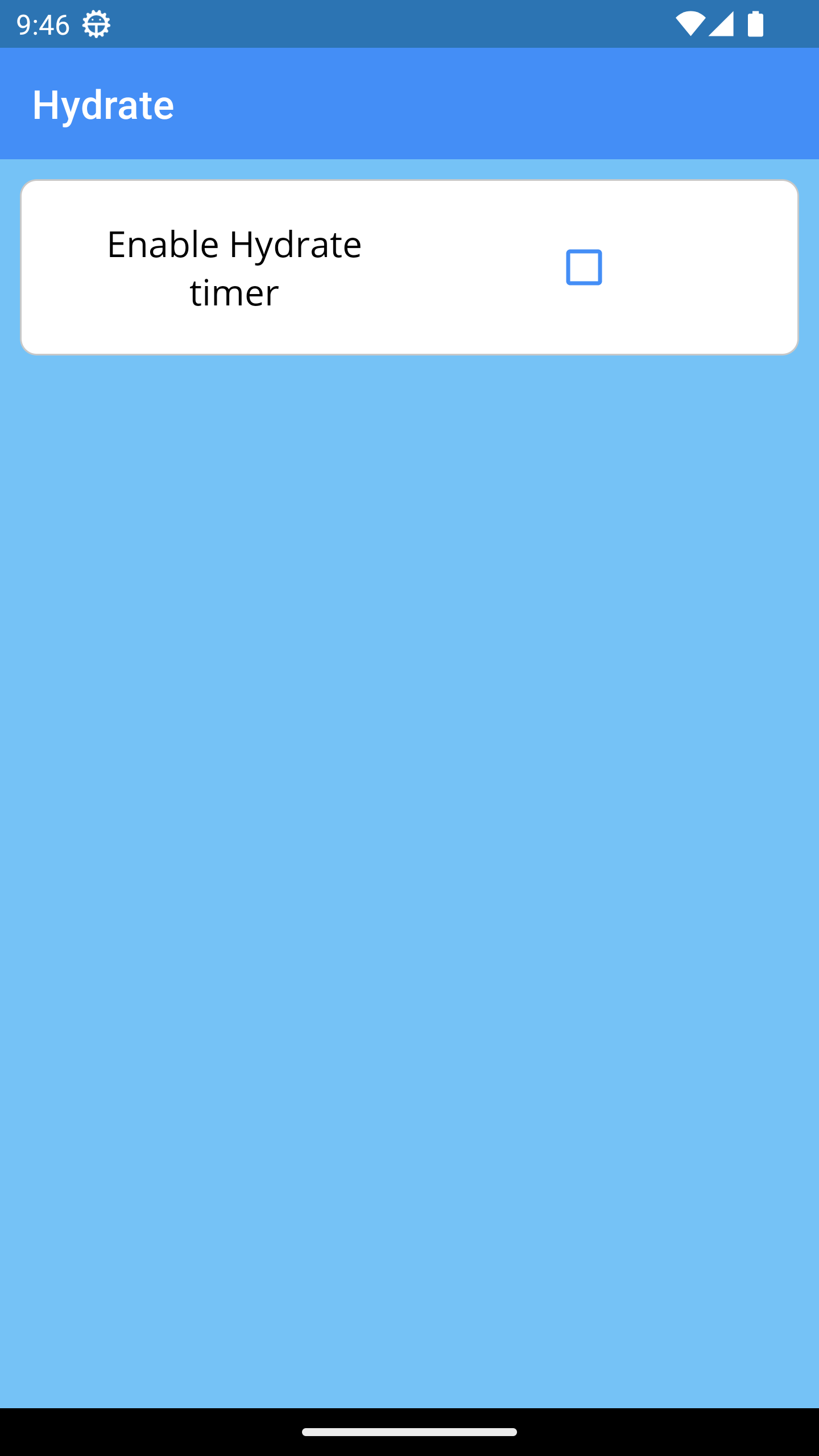 GitHub - tuukkaviitanen/Hydrate-App: A simple drink-reminder-app ...