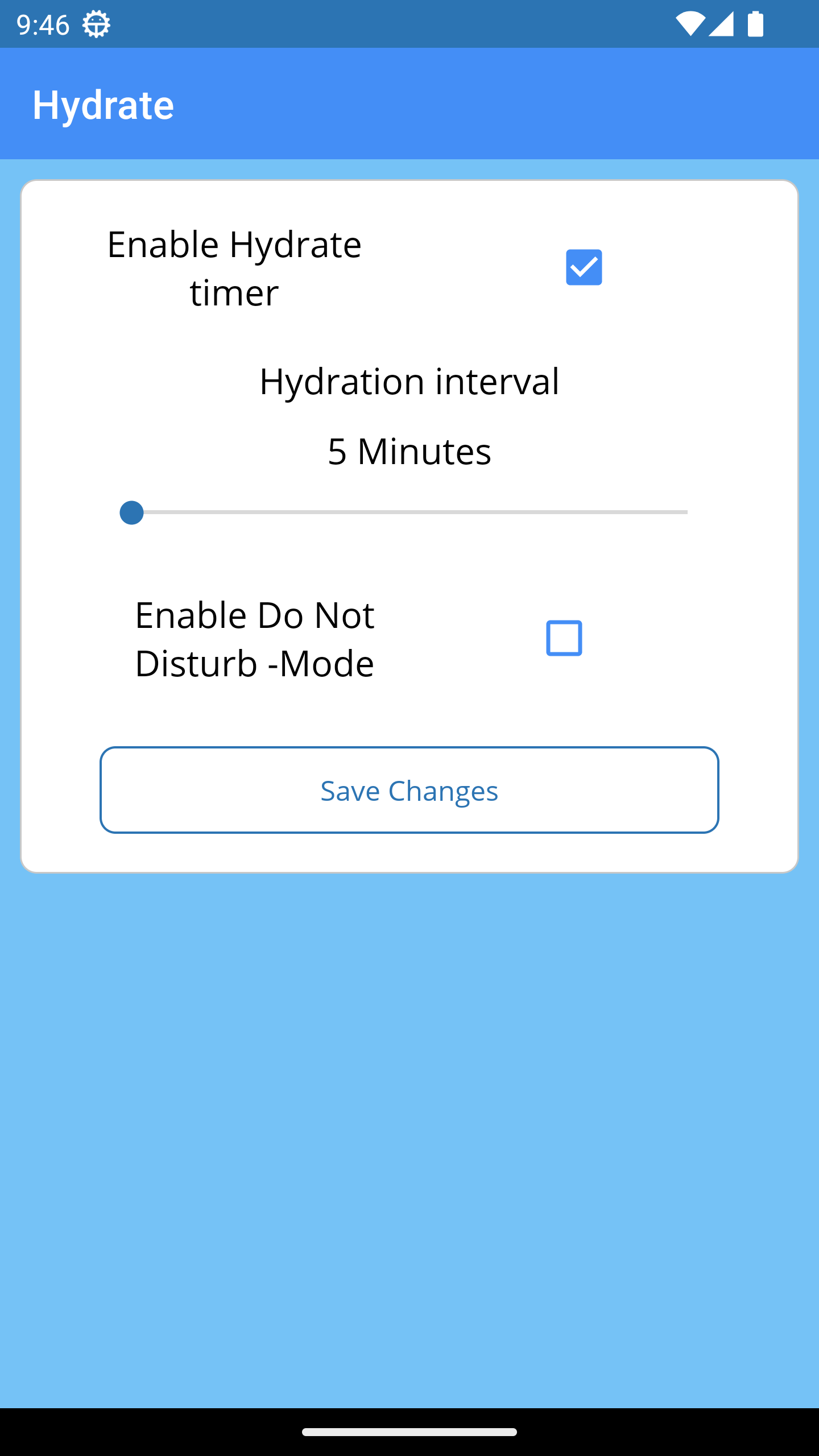 GitHub - tuukkaviitanen/Hydrate-App: A simple drink-reminder-app created with .NET MAUI for ...