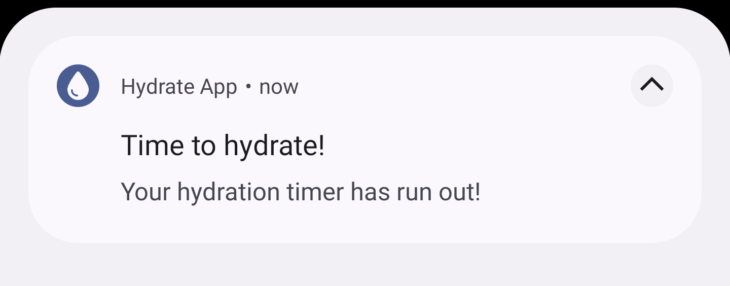 GitHub - tuukkaviitanen/Hydrate-App: A simple drink-reminder-app ...