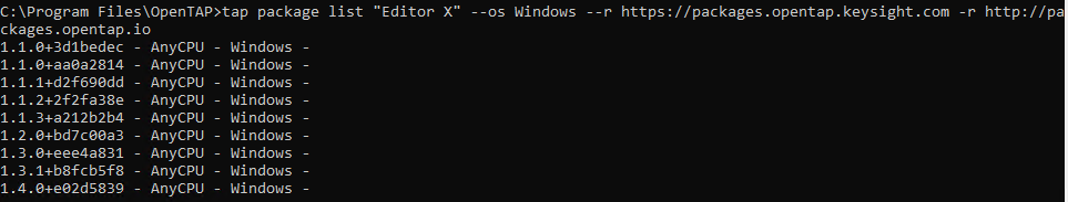 Having a package in cache changes the order in `tap package list` · Issue #828 · opentap/opentap ...