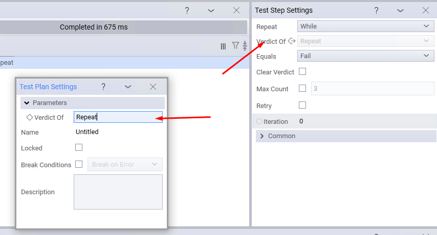 Parameterized `Verdict Of` is a field not a dropdown · Issue #900 · opentap/opentap · GitHub