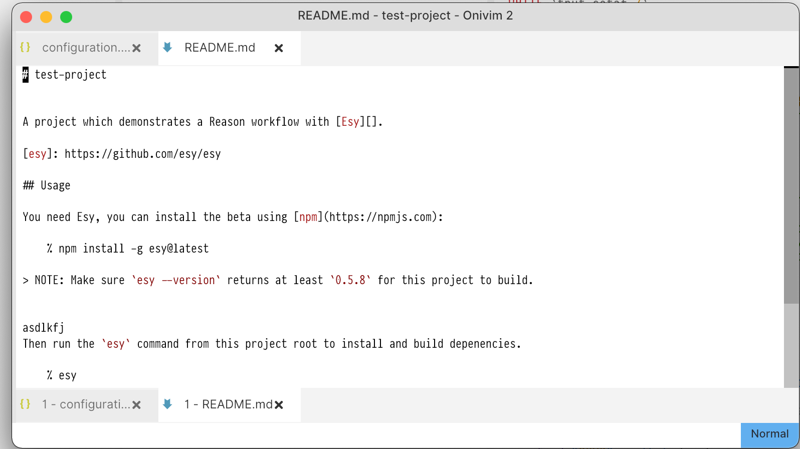 Only show buffers for current tab in the tab bar. · Issue #3602 · onivim/oni2 · GitHub