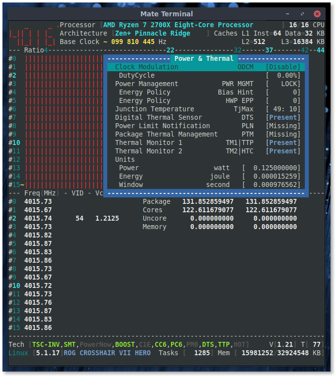 corefreq-cli seg faults on Arch Linux + Ryzen 3000 · Issue #133 · cyring/CoreFreq · GitHub
