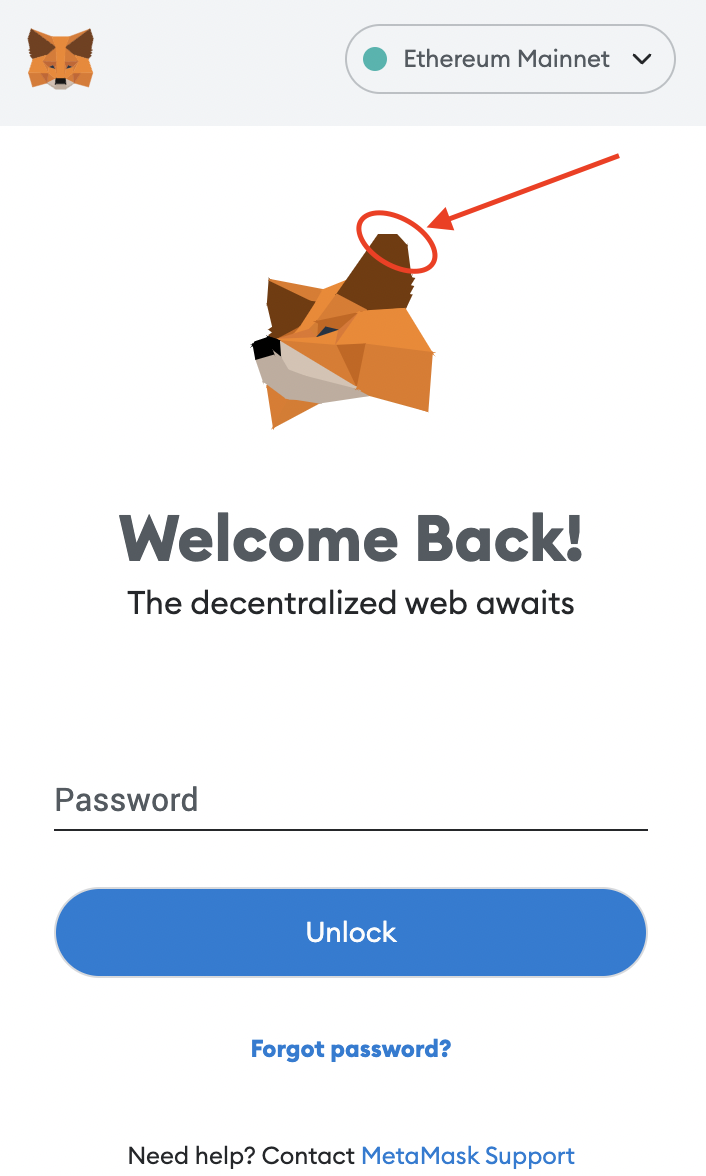 [Bug]: Truncated edge of ear · Issue #15696 · MetaMask/metamask-extension · GitHub