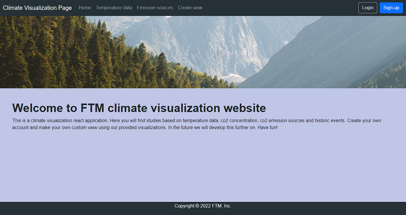 GitHub - FTM-web-solutions/Web-ohjelmoinnin-sovellusprojekti: React pohjainen visualisointityökalu