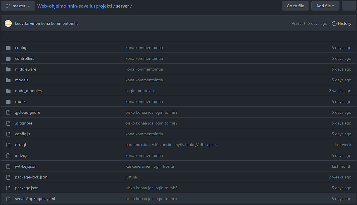 GitHub - FTM-web-solutions/Web-ohjelmoinnin-sovellusprojekti: React pohjainen visualisointityökalu
