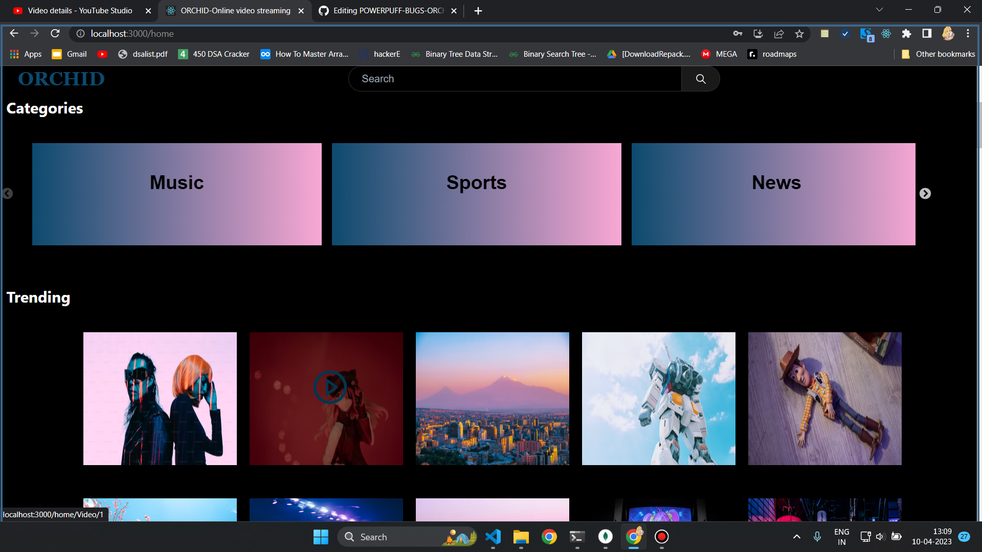 GitHub - warriorBunny013/POWERPUFF-BUGS-ORCHID-VIDEO-STREAM: ORCHID: video streaming platform ...