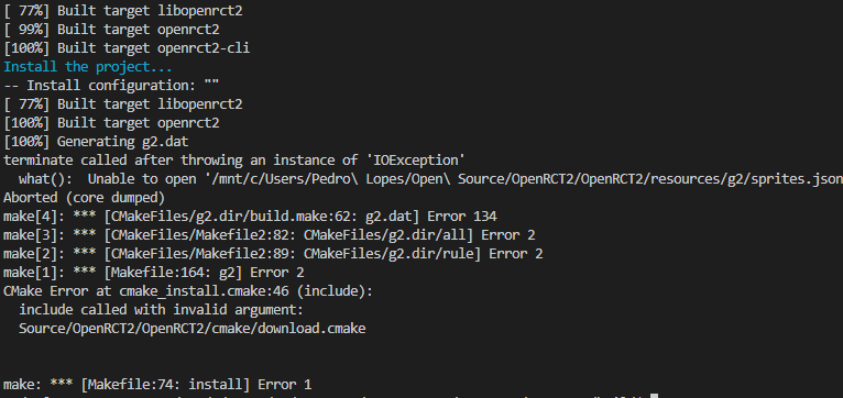 Building OpenRCT2 on Linux - make install error · Issue #17534 ...