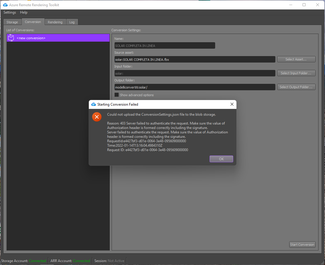 [ARRT Problem] Could not upload the ConversionSettings.json · Issue #112 · Azure/azure-remote ...