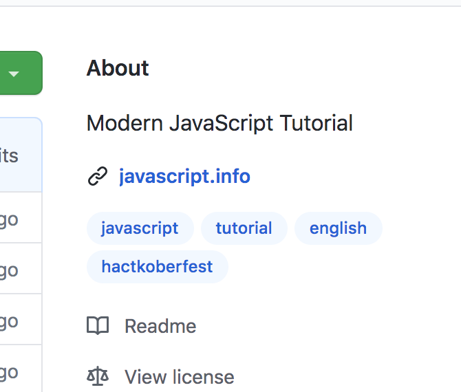 Add "hacktoberfest" topic to the repository · Issue #2169 · javascript-tutorial/en.javascript ...