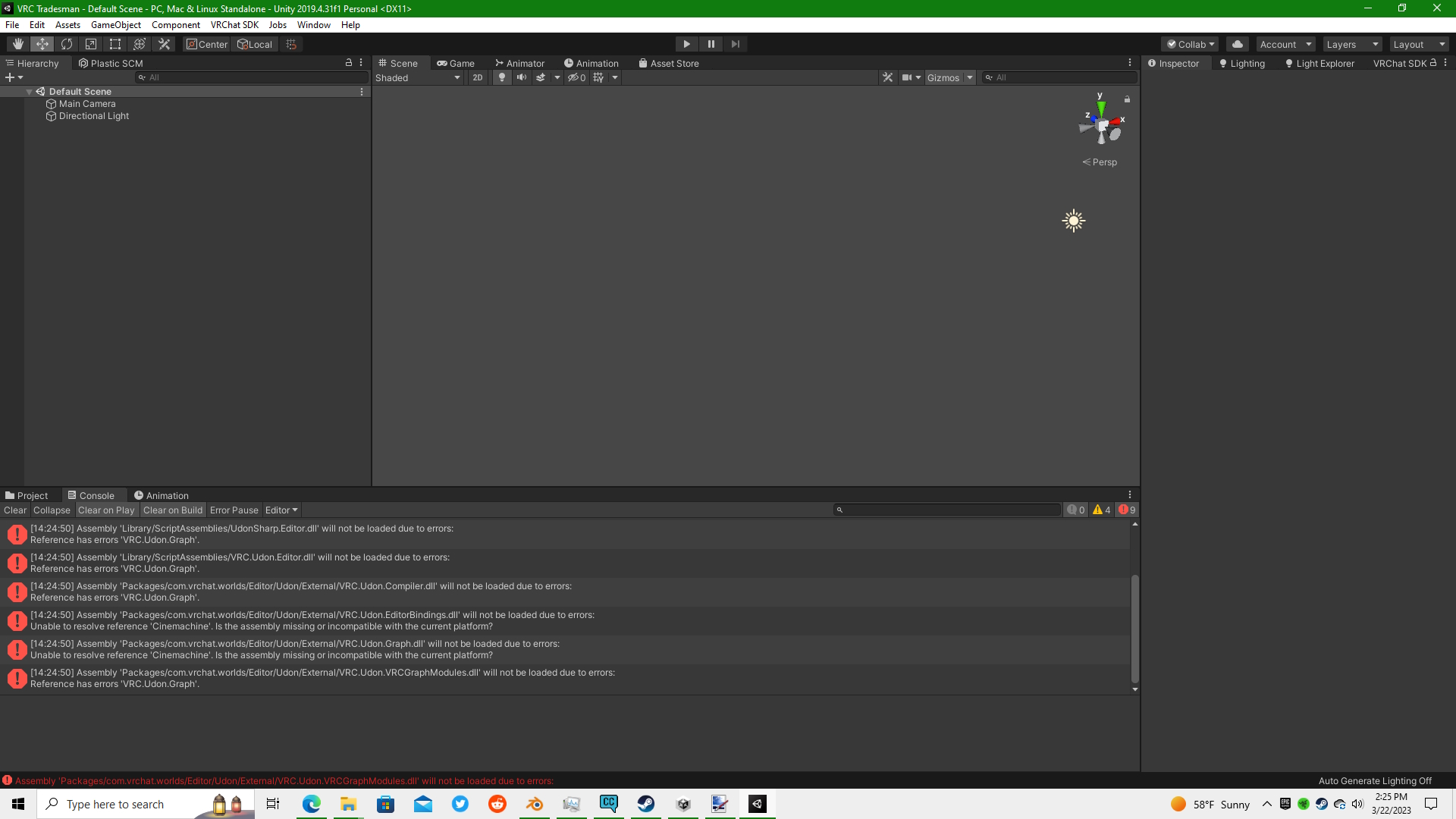 [BUG] Udon broken in the SDK. · Issue #217 · vrchat-community/creator-companion · GitHub