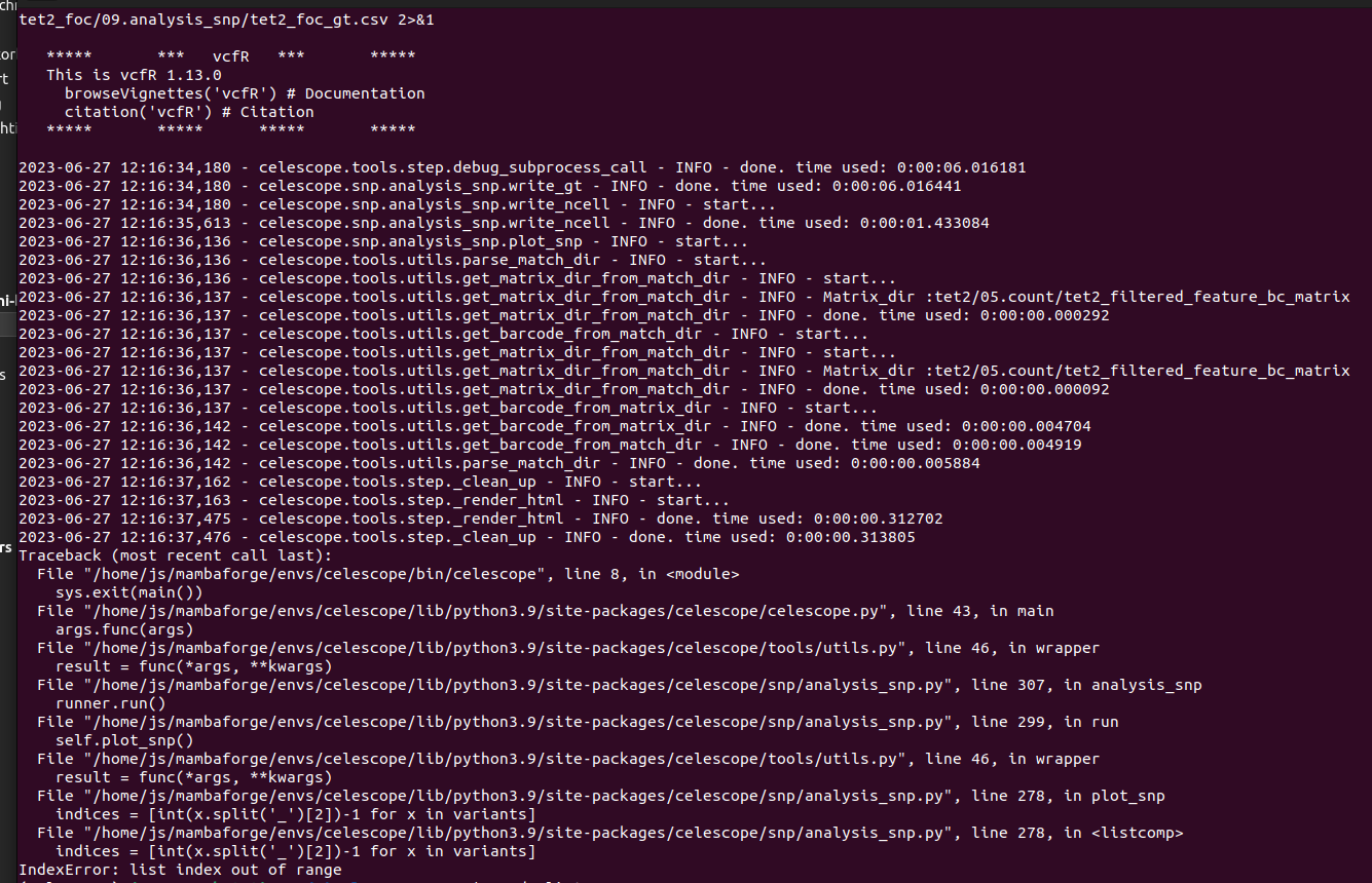 Running mulit_snp on focusscope data leads to error in later stages · Issue #247 · singleron-RD ...