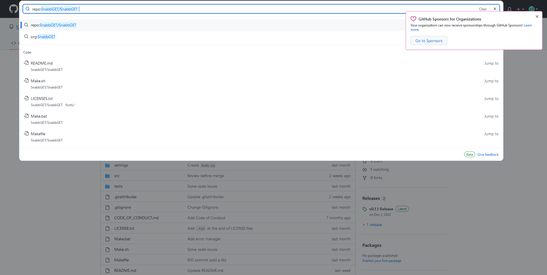 Overlap when search menu is open · Issue #6225 · refined-github/refined-github · GitHub