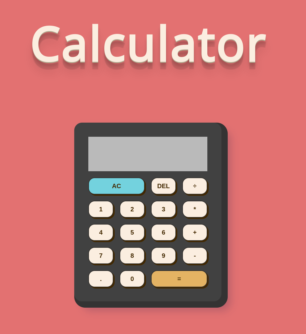GitHub - natkucera/Calculator: Calculator project for Odin
