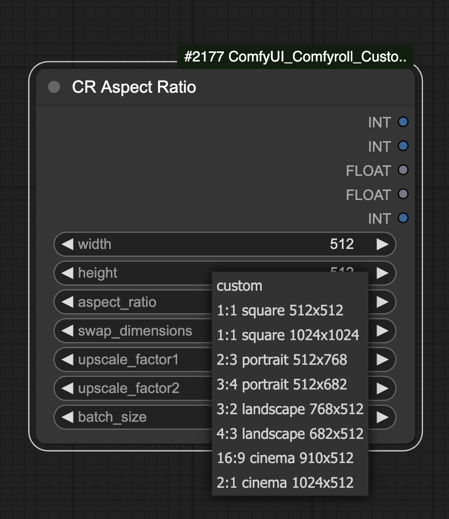 [FEATURE REQUEST] - Explicit pixels dimensions in aspect_ratio drop down for Parameter Generator ...