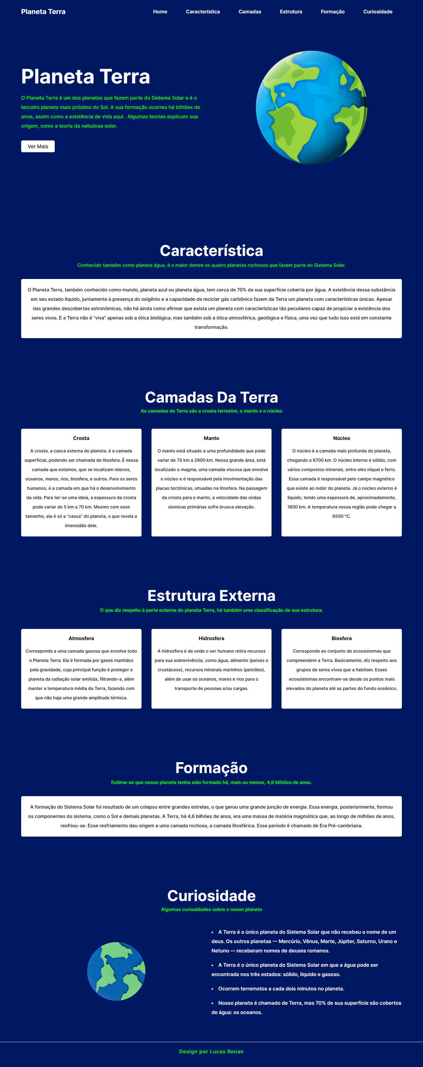 GitHub - lucasrenandev/planet-earth-website: Desenvolvido com ReactJS + Styled Components