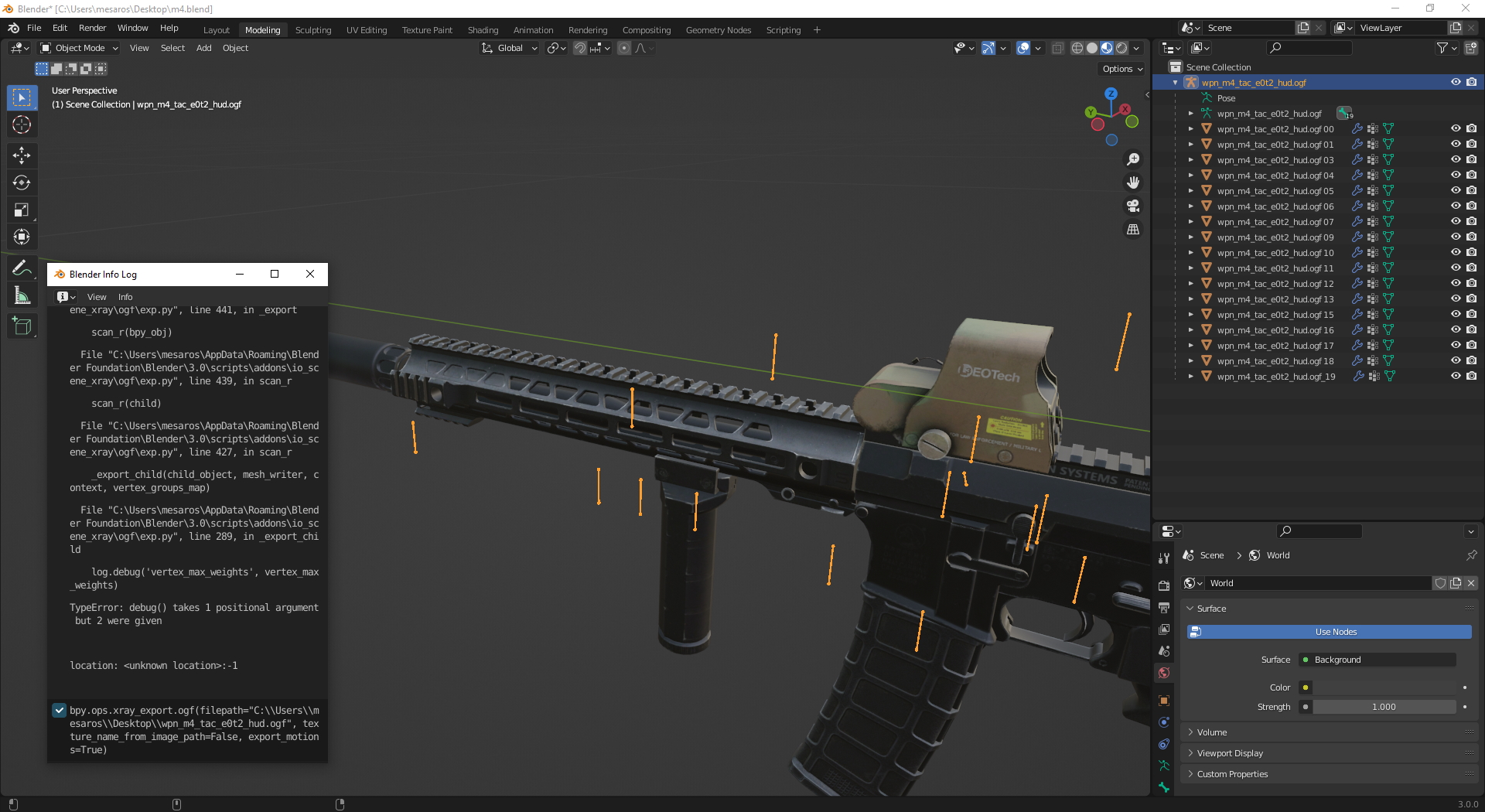 Exporting .OGF fileformat · Issue #454 · PavelBlend/blender-xray · GitHub