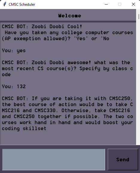 GitHub - AgarlapaTerp/CMSC-SchedulingBot: This is a chatbot built using ...