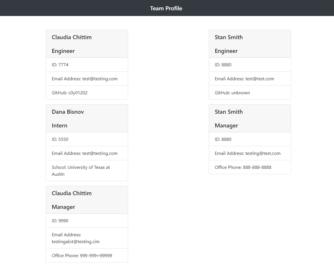 GitHub - c0y01202/Team-Profile-Generator