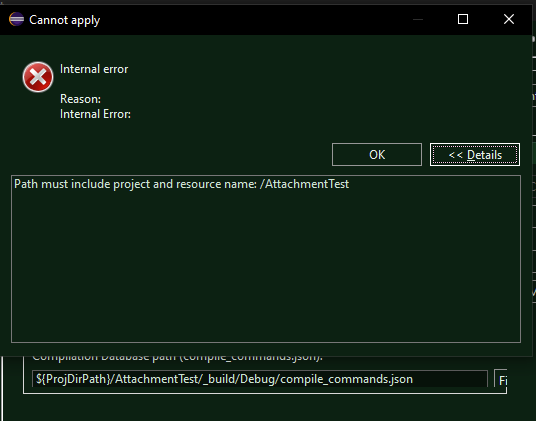 Compilation Database Parser: Path must include project and resource name: /ProjectName · Issue ...