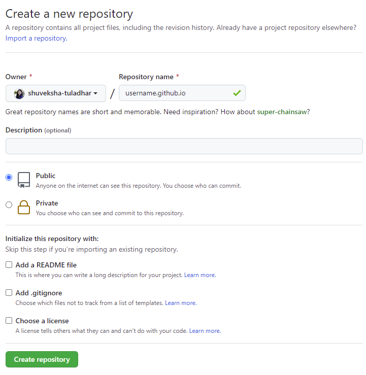 GitHub - shuveksha-tuladhar/steps-to-create-portfolio