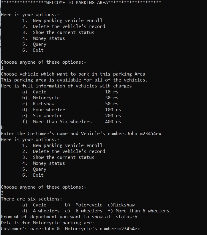 GitHub - sikandarburnwal1408/ParkingSystem