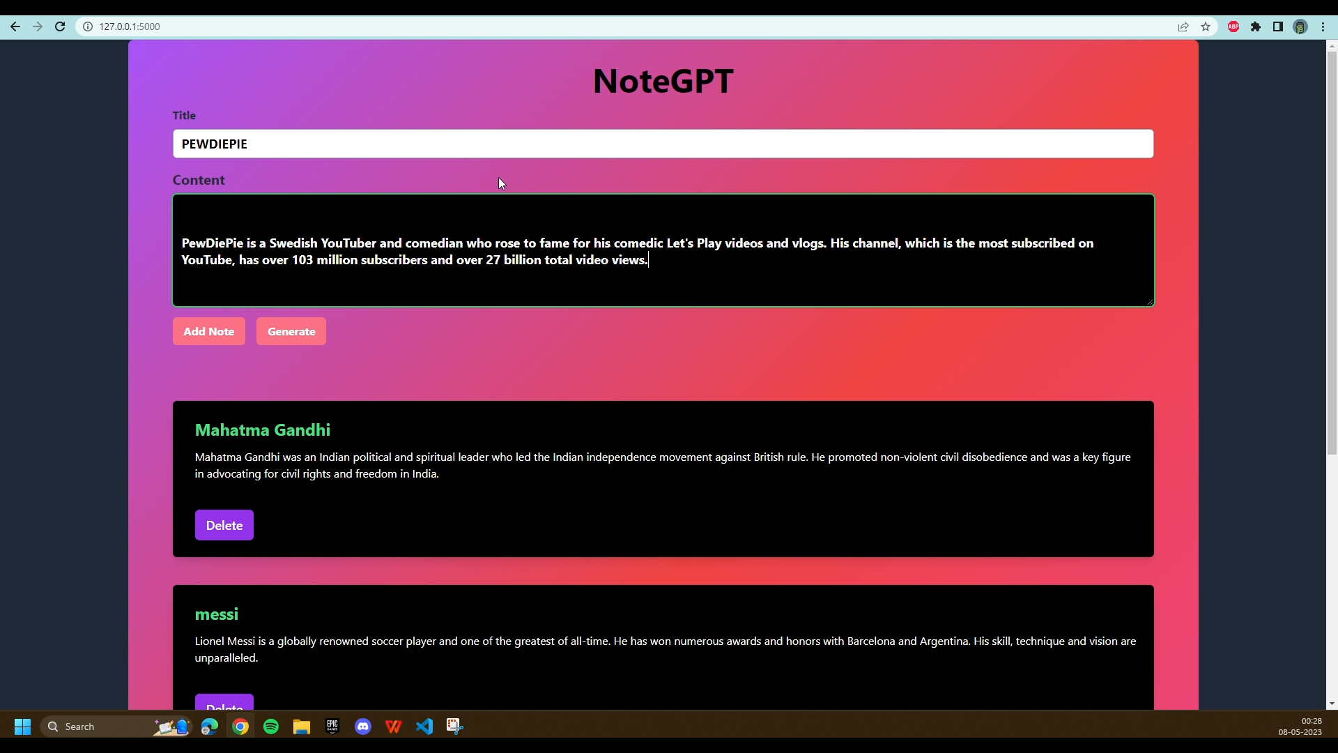 GitHub - Adarsreg/Notegpt: Notes app made using Openai API GitHub - Adarsreg/Notegpt: Notes app made using Openai API