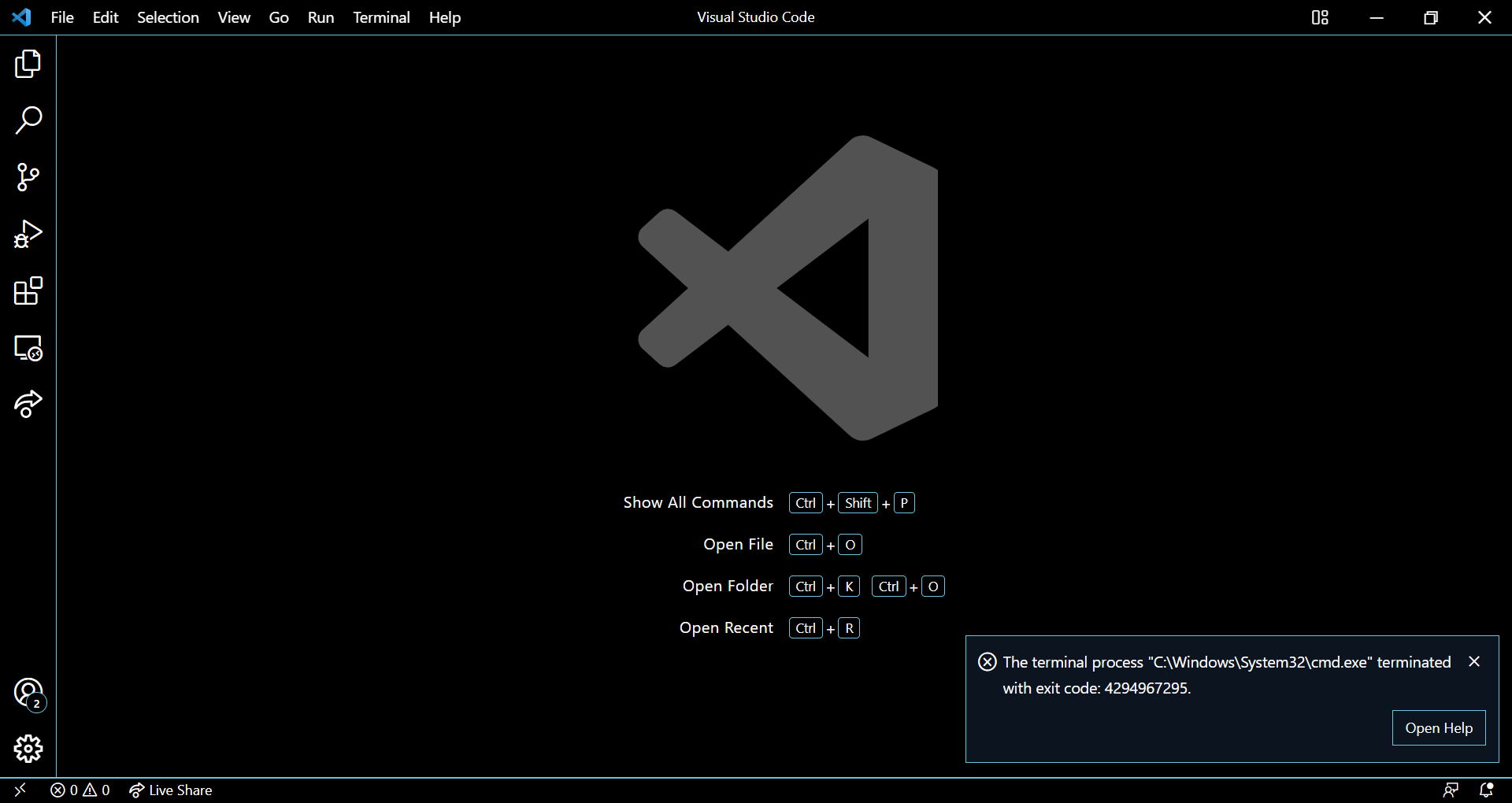 Terminal auto exit · Issue #145479 · microsoft/vscode · GitHub