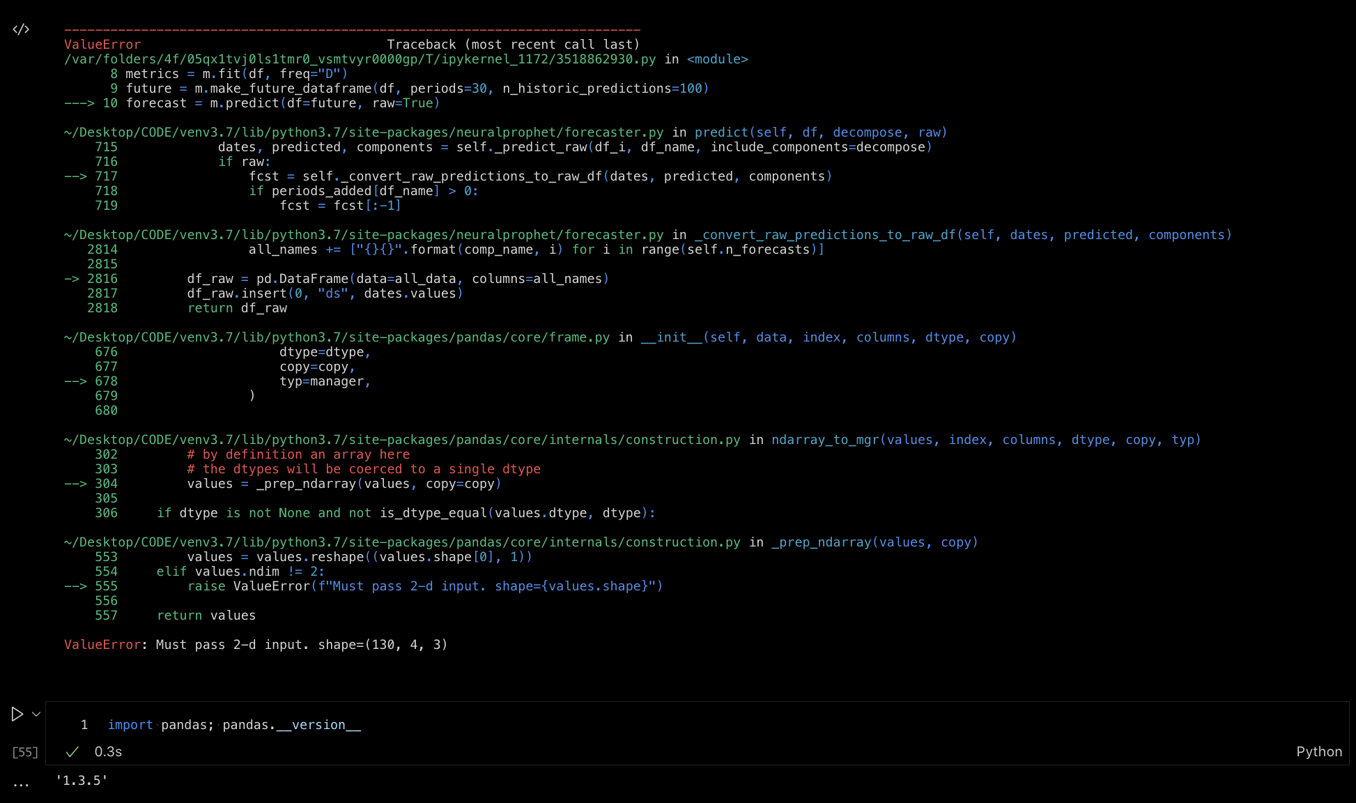Pandas Throws Valueerror When Setting Rawtrue In Predict Function · Issue 721 · Ourownstory 