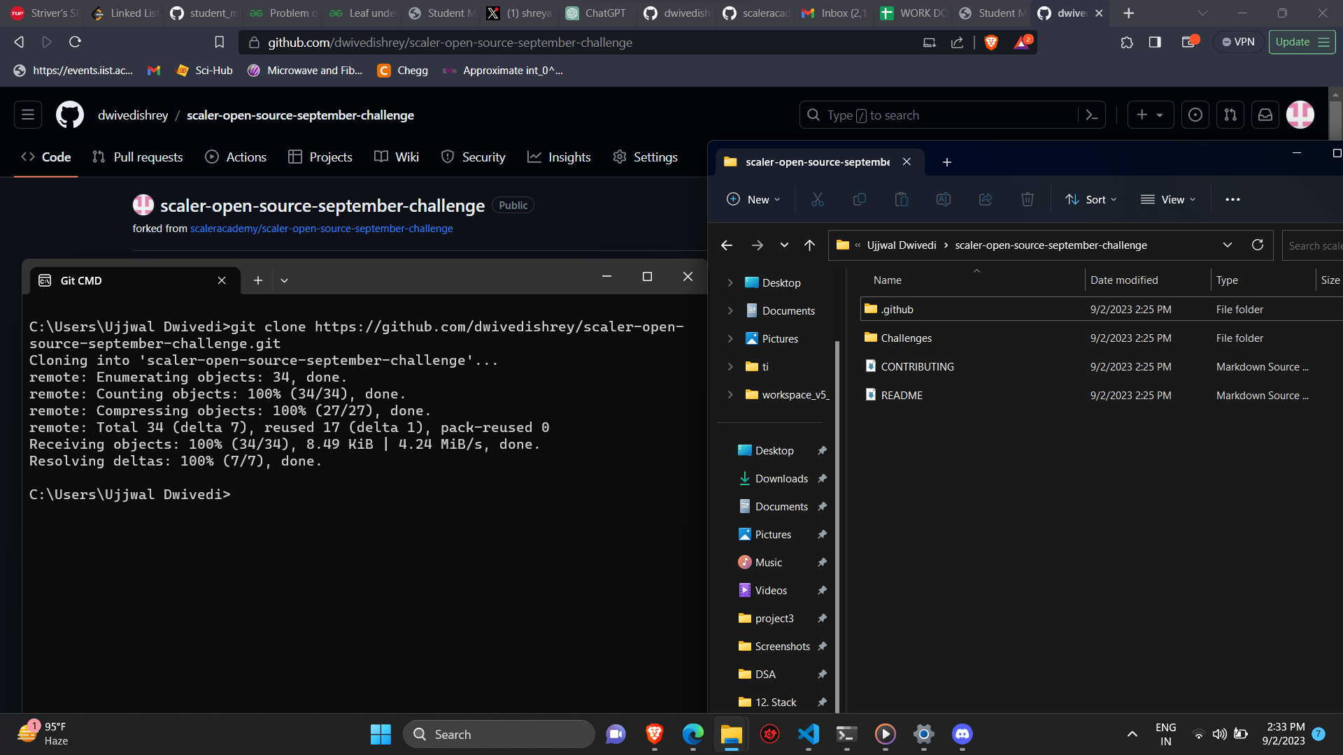 Challenge#1:Shreya Dwivedi · Issue #161 · scaleracademy/scaler-open-source-september-challenge ...