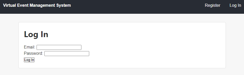 GitHub - JAMl3/VEMS: VEMS (Virtual Event Management System) is a web ...