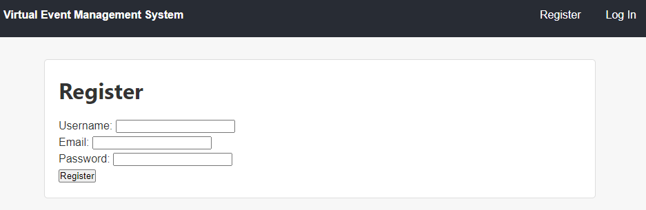 GitHub - JAMl3/VEMS: VEMS (Virtual Event Management System) is a web ...