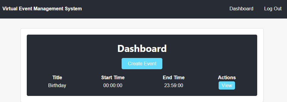 GitHub - JAMl3/VEMS: VEMS (Virtual Event Management System) is a web application that allows ...