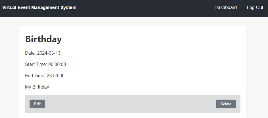 GitHub - JAMl3/VEMS: VEMS (Virtual Event Management System) is a web application that allows ...