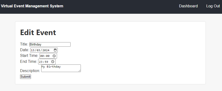 GitHub - JAMl3/VEMS: VEMS (Virtual Event Management System) is a web ...