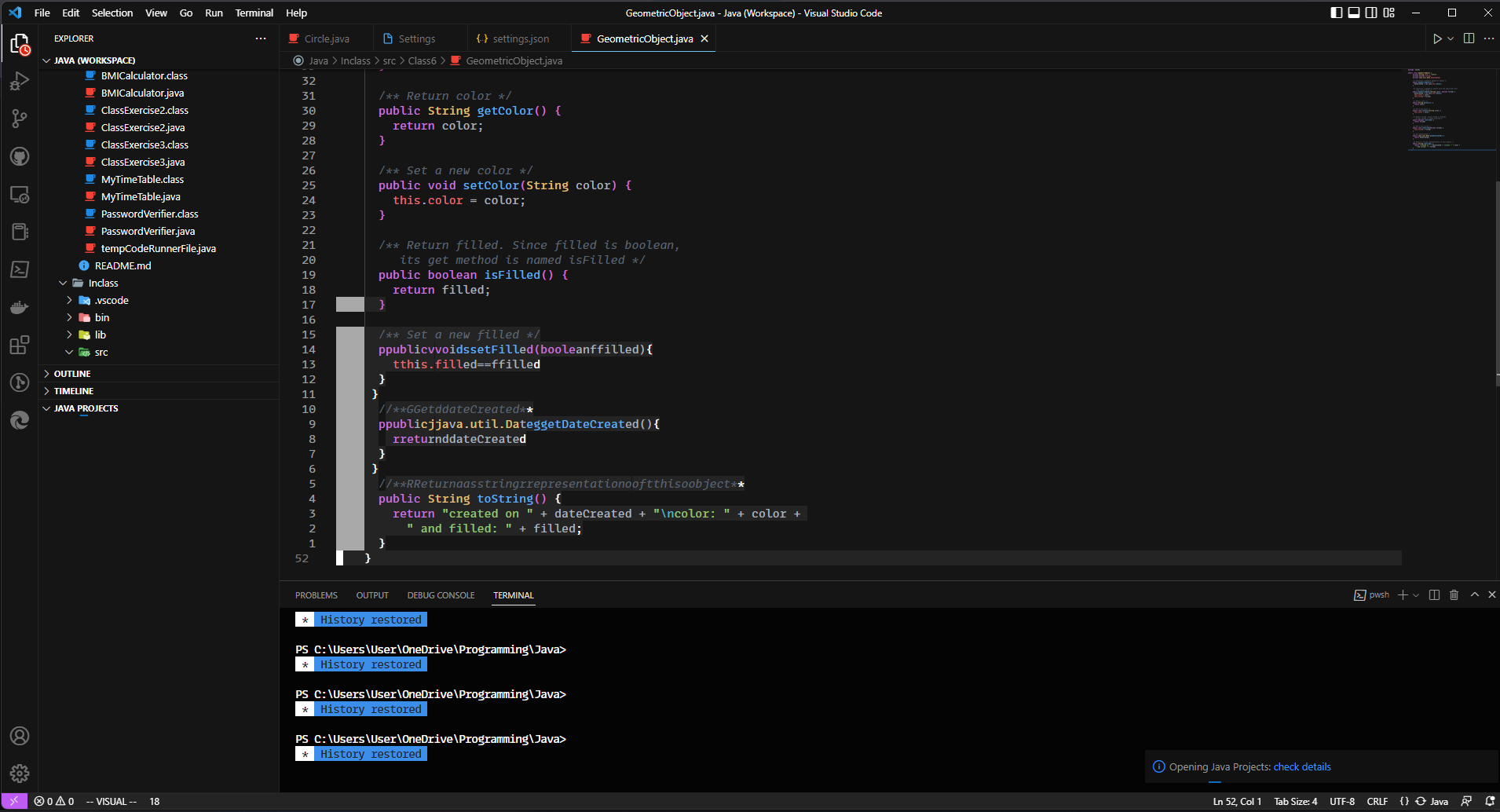 Text bug and highlight in the visual mode only on java · Issue #1132 ... Text bug and highlight in the visual mode only on java · Issue #1132 ...