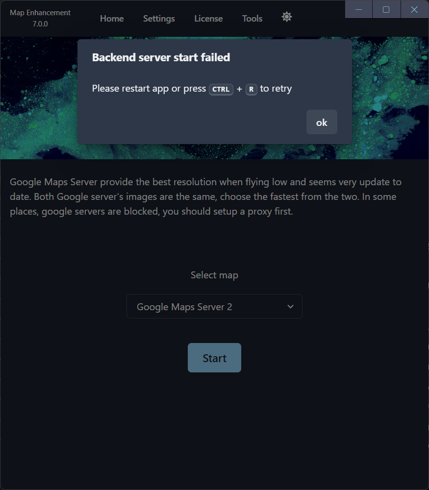 Backend server start failed · Issue #297 · derekhe/msfs2020-map-enhancement · GitHub