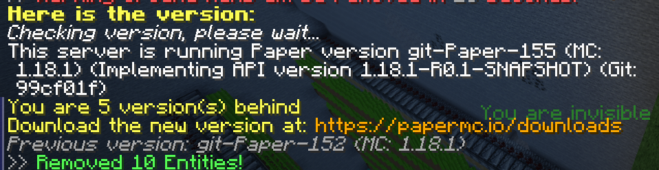 Unable to change Xray engine mode to 1. · Issue #7370 · PaperMC/Paper ...