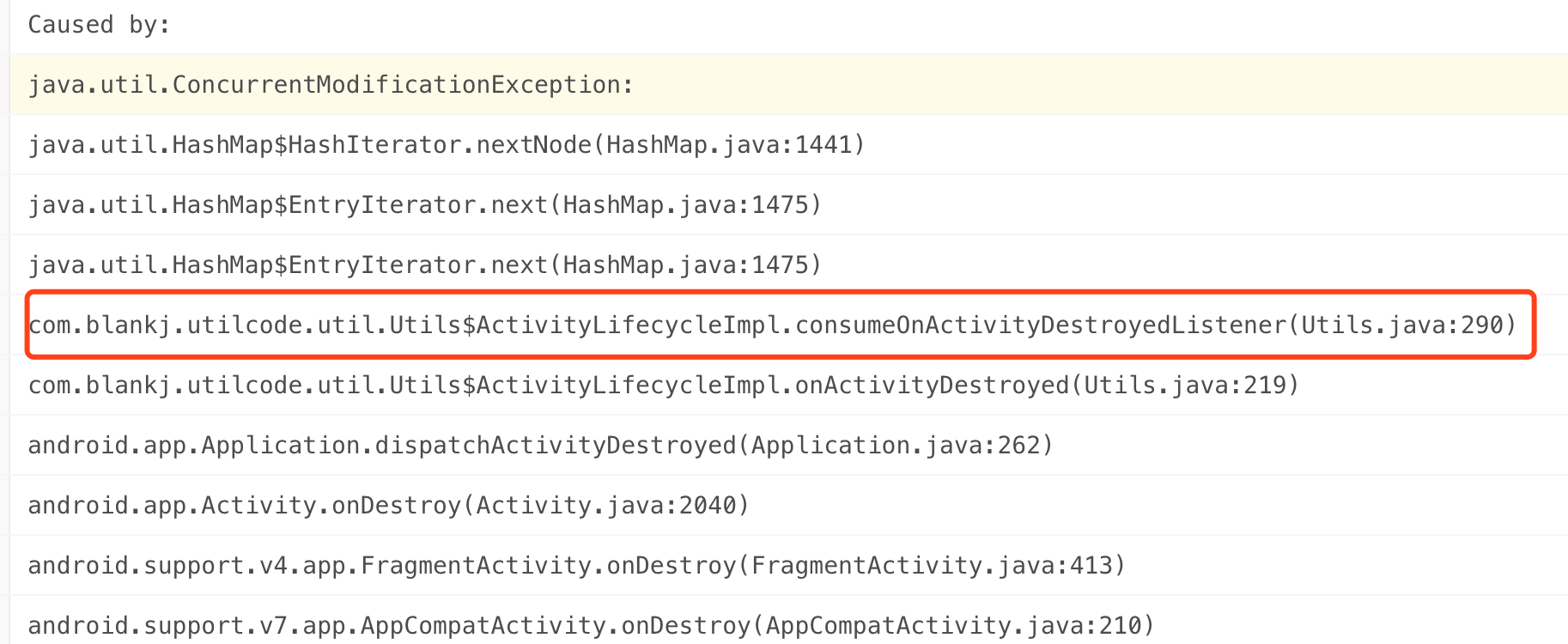 Utils 中的 Activity 栈多线程异常 · Issue #762 · Blankj/AndroidUtilCode · GitHub
