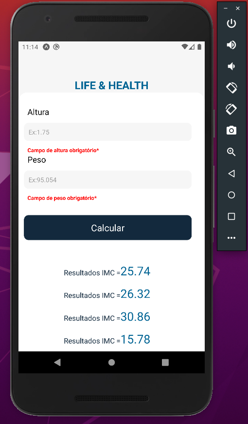 GitHub - FranGJ7/mobile-app-health: App criado com React-Native para calculo de Imc.