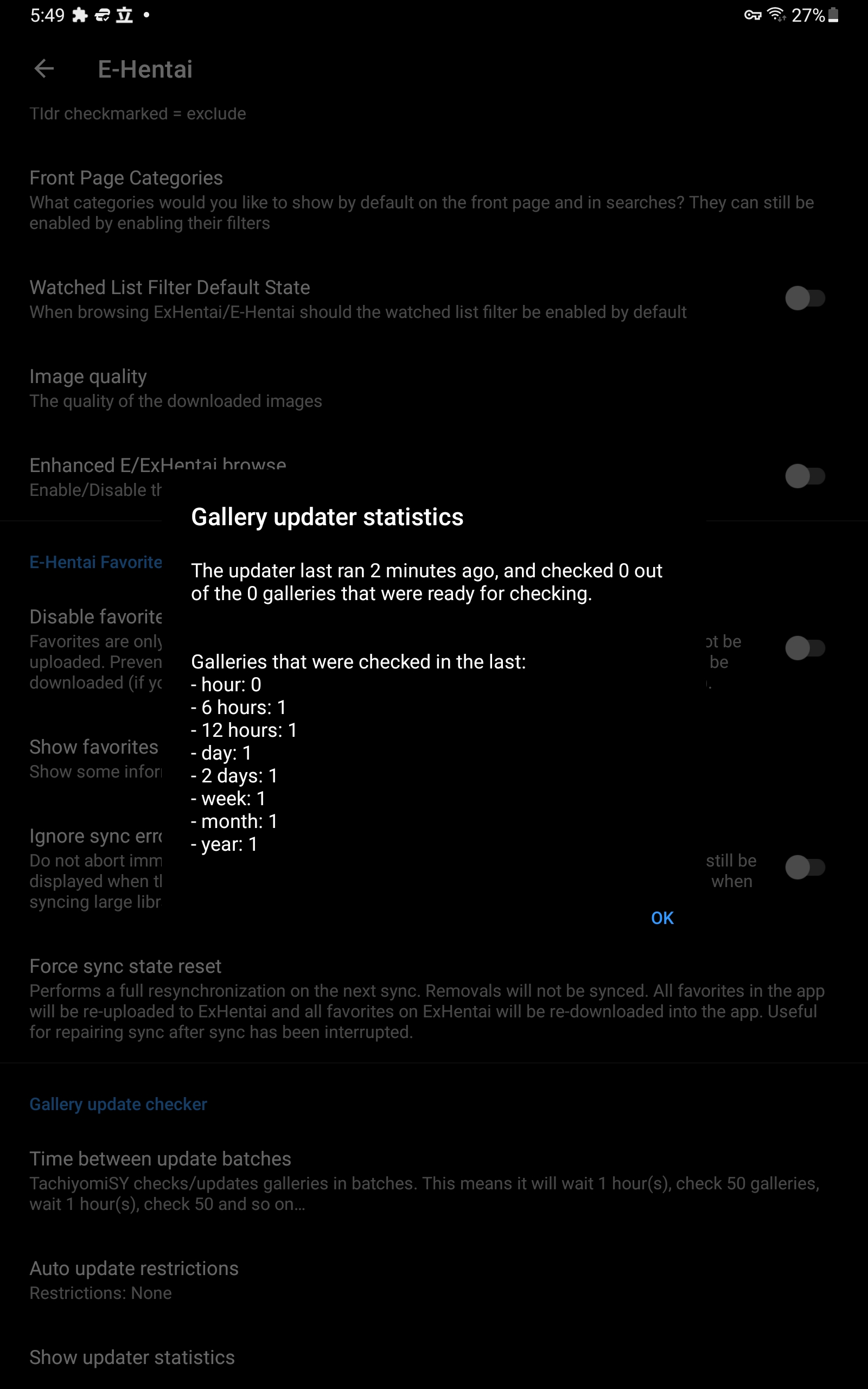 [Bug] EH not batch updating, only individually · Issue #507 · jobobby04/TachiyomiSY · GitHub
