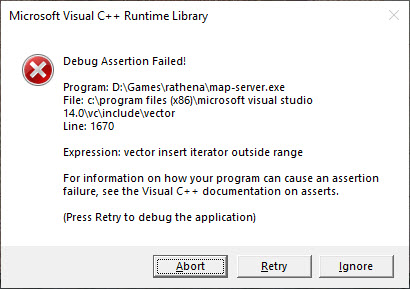 Debug Assertion Failed! appear when using reloadscript command in instance · Issue #3528 ...