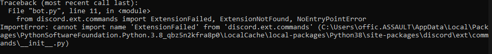 Traceback · Issue 66 · Staciaxvalorant Discord Bot · Github