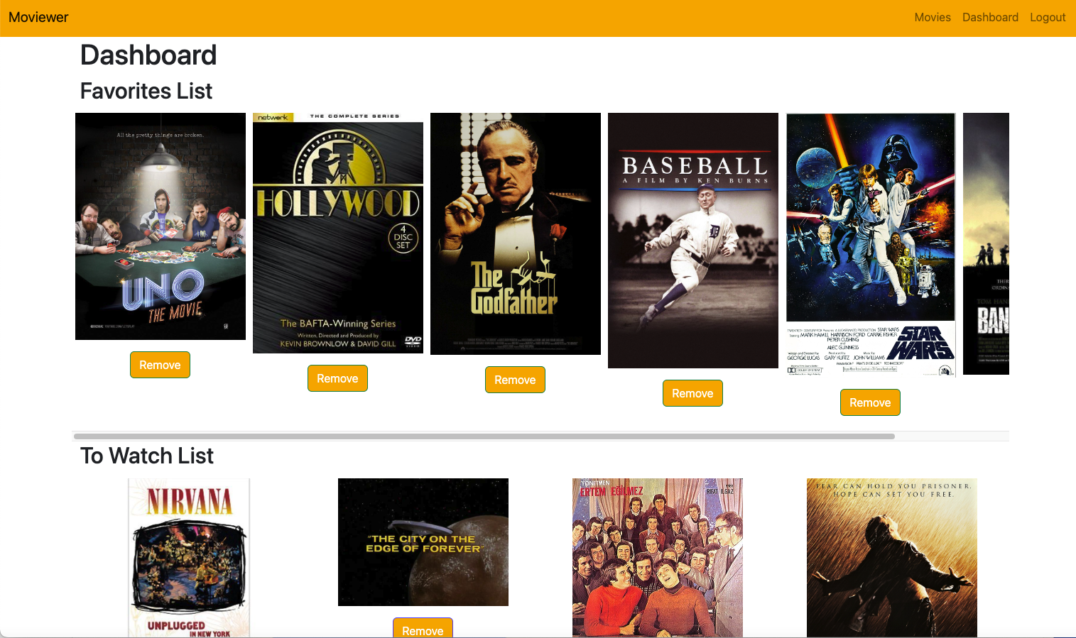 GitHub - MelancholyZhong/Moviewer: CS5610 Course Project 3