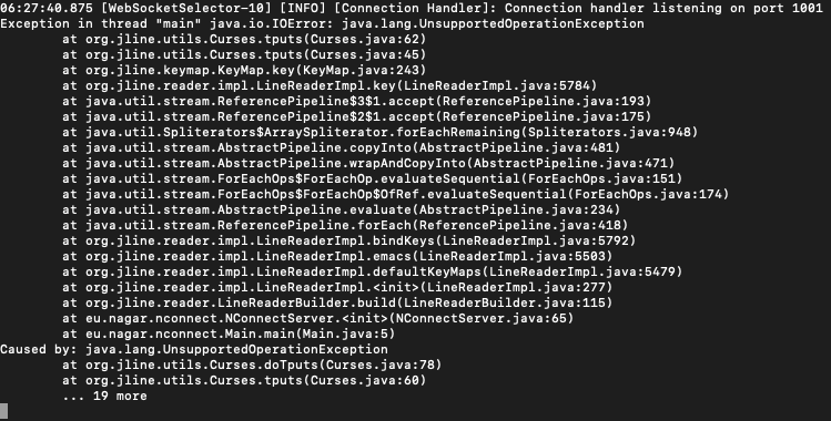 Jline fails inside a screen · Issue #391 · jline/jline3 · GitHub