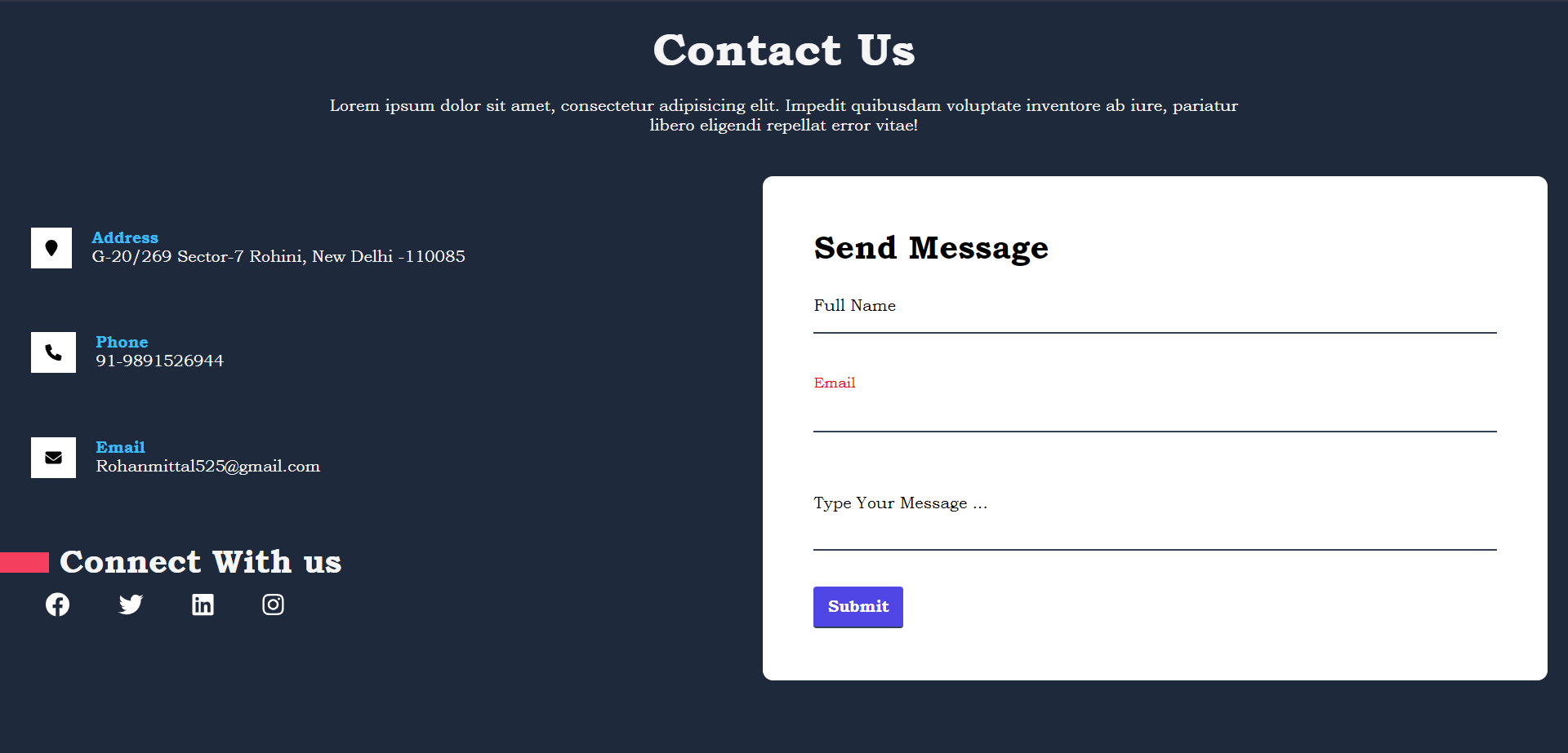 GitHub - rohanmittal1163/contact-template: This contact-template project uses HTML5, CSS3