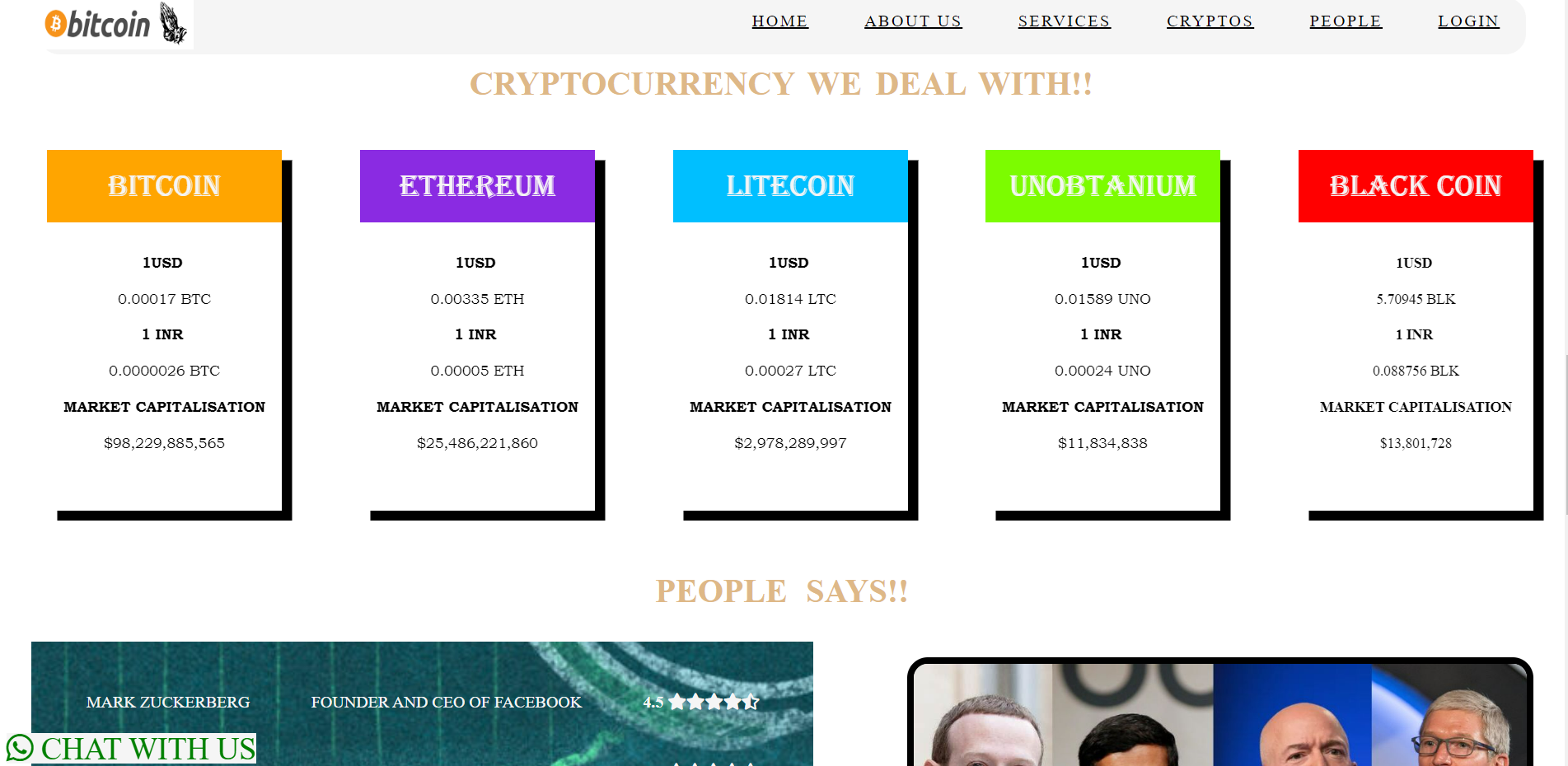 GitHub - rohanmittal1163/bitcoin: This is a simple frontend project to ...