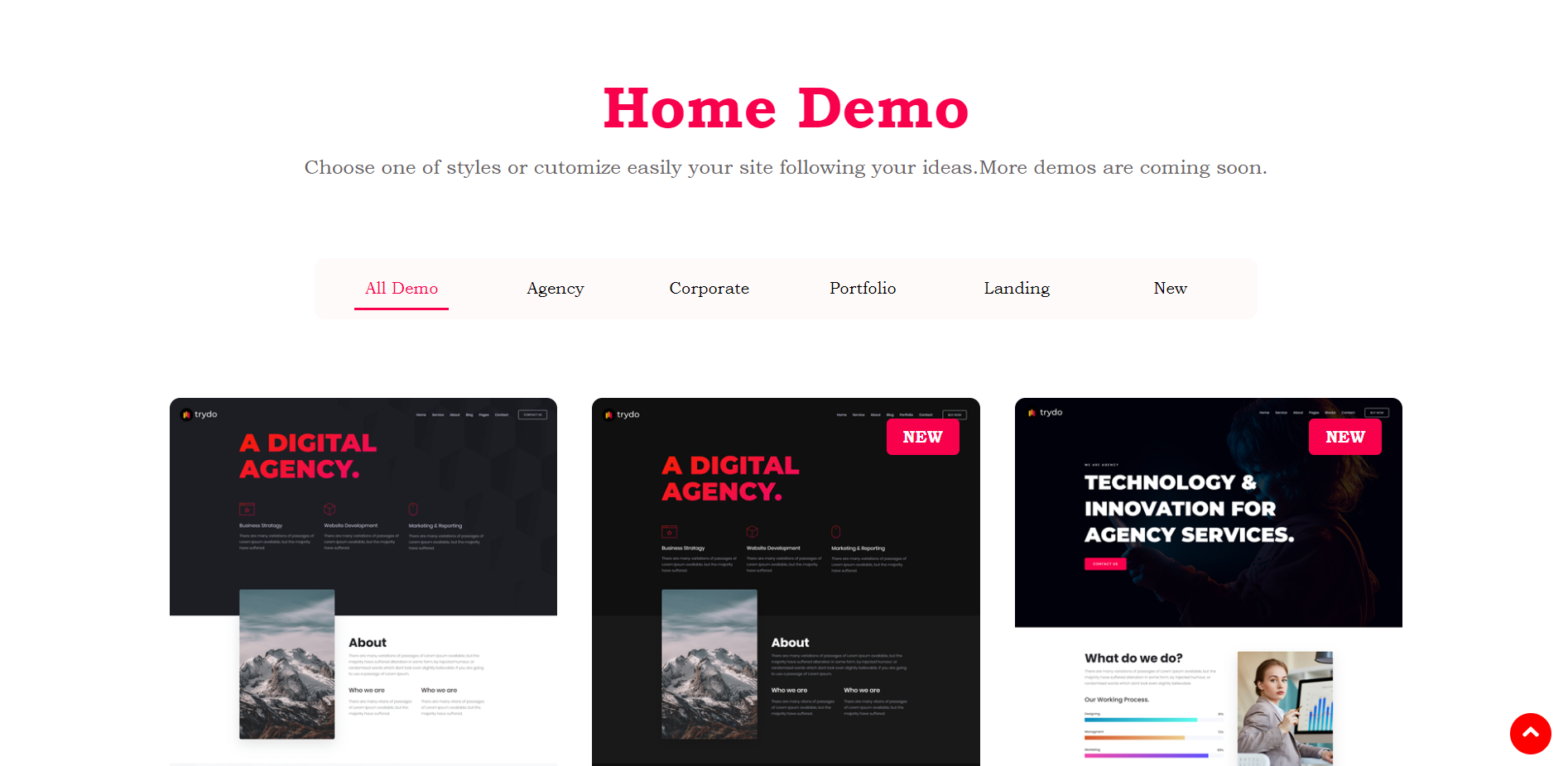 GitHub - rohanmittal1163/react-trydo-template: This is a React project of a template selling website